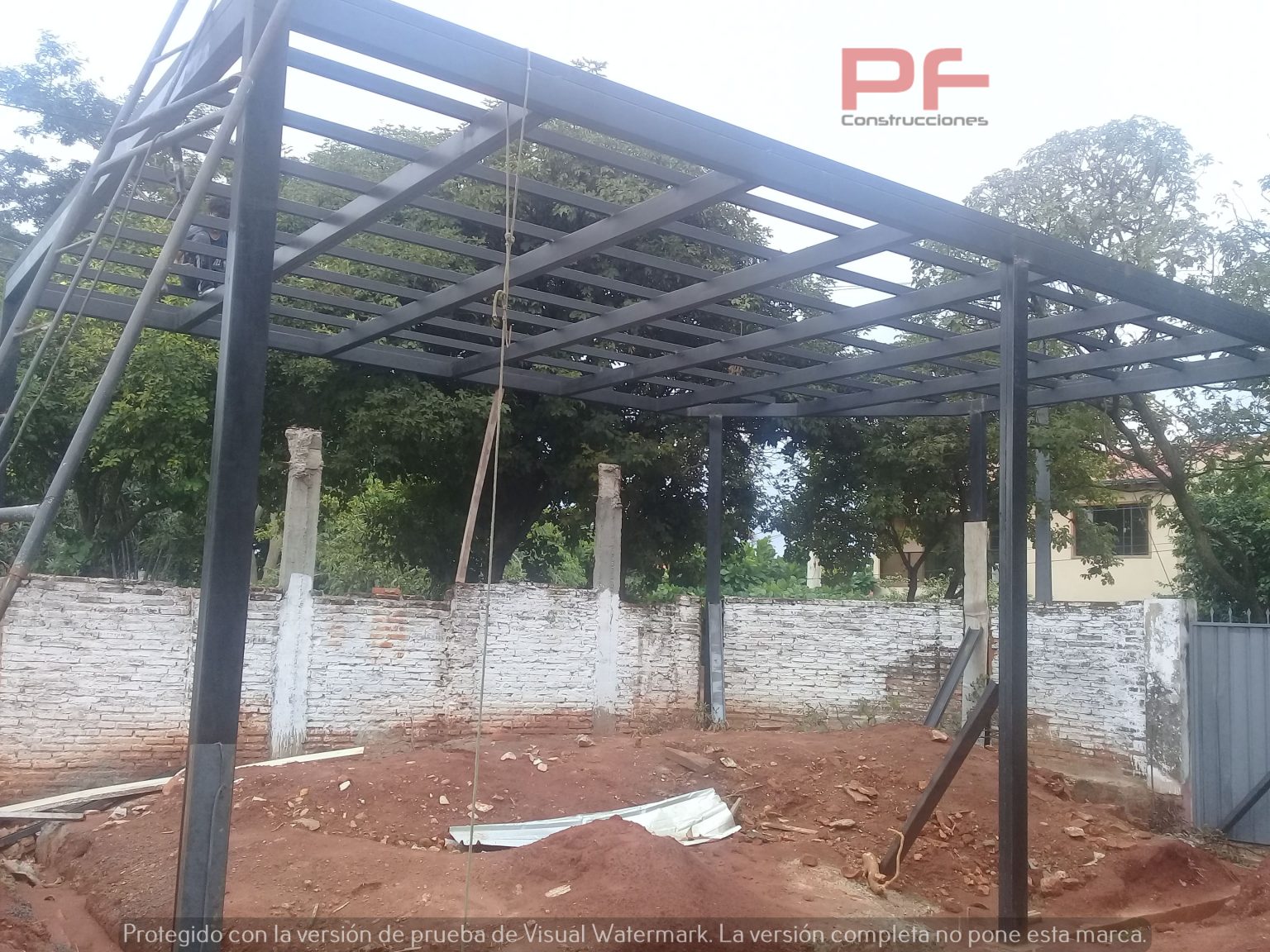 Construcción de Tinglado - PF Construcciones - Constructora